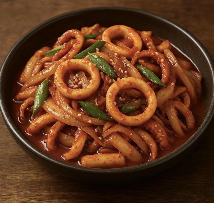 Ojingeo Bokkeum: Spicy Korean Stir-Fried Squid Recipe – Tasty Recipes